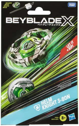 BEYBLADE X LET IT RIP SET LANSATOR SI ROATA HELM KNIGHT 3-80N VVTG0175 ...