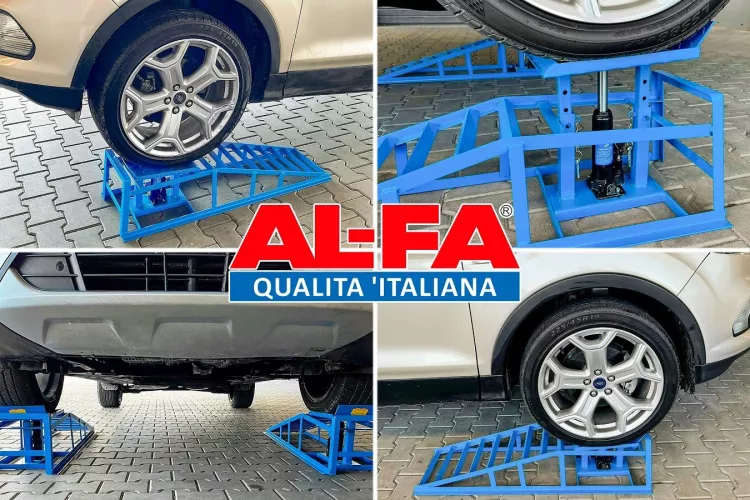 Rampa de acces auto cu lift hidraulic 1 bucata 2000kg ALRN2478-1 ALRN2478-1