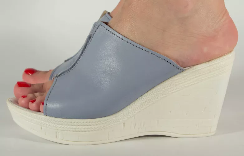 Saboti mov deschis platforma piele naturala SBM7 40 SBM7__2948__45221 ...