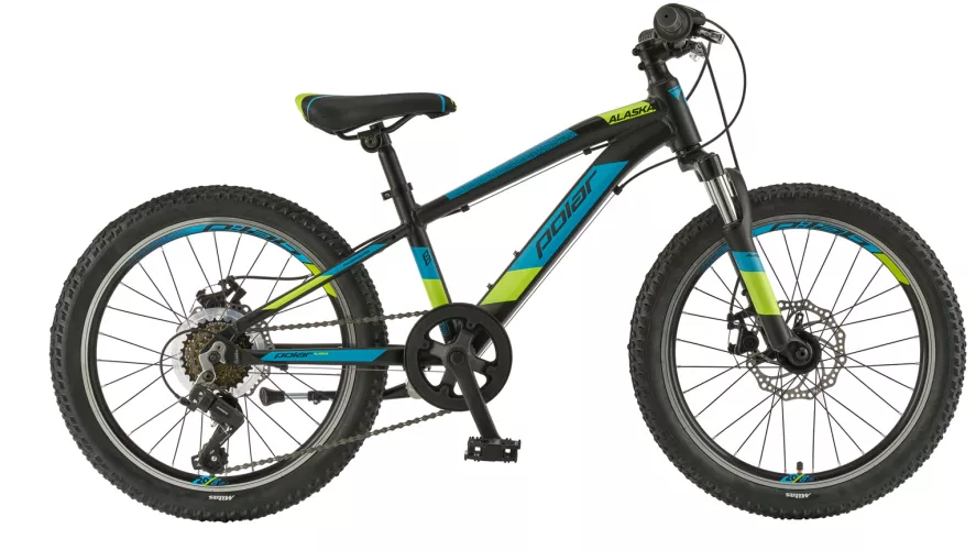 Bicicleta Copii Polar Alaska - 20 Inch Negru-Albastru-Galben PB-E202A11220