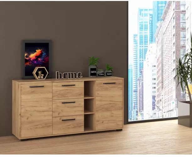 Comoda MP2 stejar k003 1loc_758522059 - domo.ro