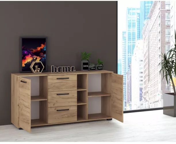 Comoda MP2 stejar k003 1loc_758522059 - domo.ro