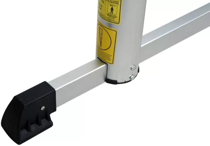 Scara telescopica cu 13 trepte Vorel max 150 Kg Aluminiu 3.8 m max 150 ...