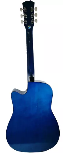 Chitara clasica din lemn 95 cm Cutaway albastru marin 9grz_855570721 - domo.ro