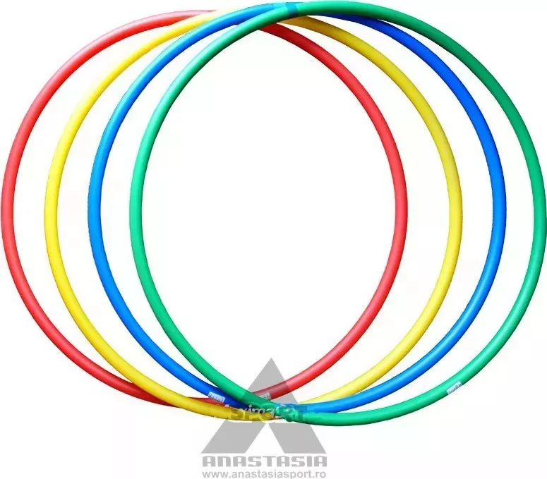 Set pentru antrenament 10 cercuri gimnastica set 5 obstacole 50 copete