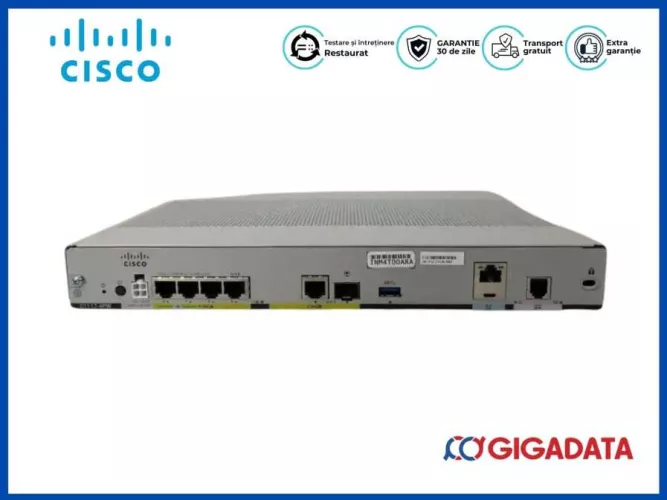 Cisco C1117-4PWE Wi-Fi 5 IEEE 802.11ac ADSL2 VDSL2+ Modem/Wireless Router - domo.ro