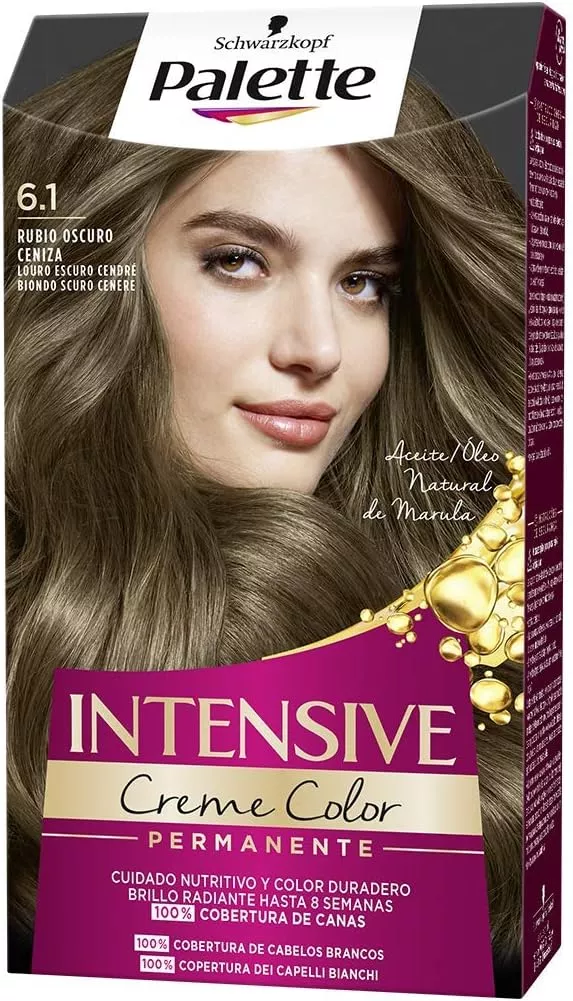 Vopsea de par permanenta Schwarzkopf Palette Intensive 6.1 blond ...