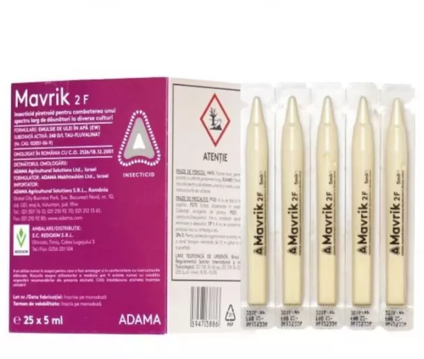Set Insecticid Mavrik 2 F 5 ml x 5 buc 000048 - domo.ro