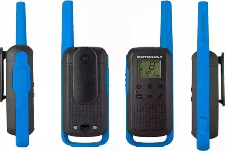 Statie radio PMR portabila Motorola TALKABOUT T62 BLUE set 2 buc GLS ...