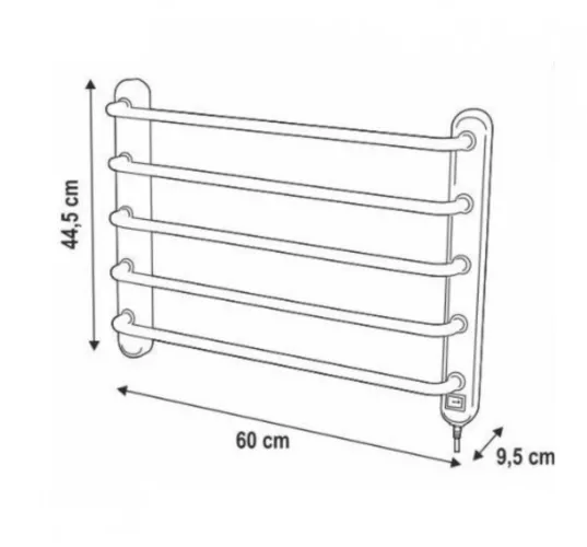 Uscator electric pentru prosoape Home FTW 4 de perete 90 W ftw4 - domo.ro
