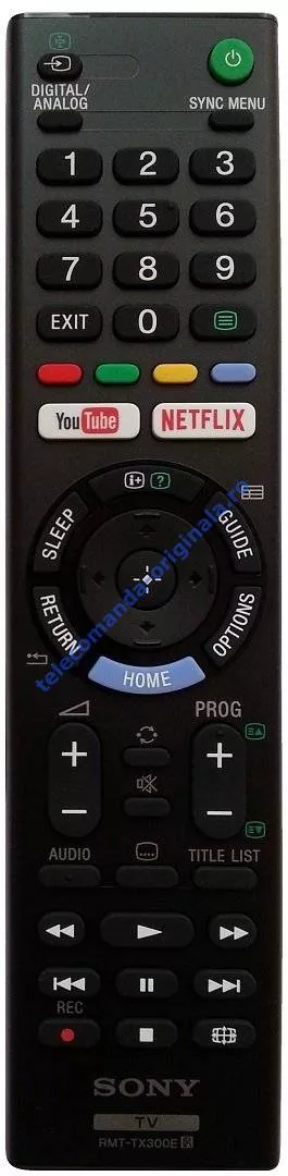 Telecomanda TV Sony RMT-TX300E Negru RMT-TX300E - domo.ro
