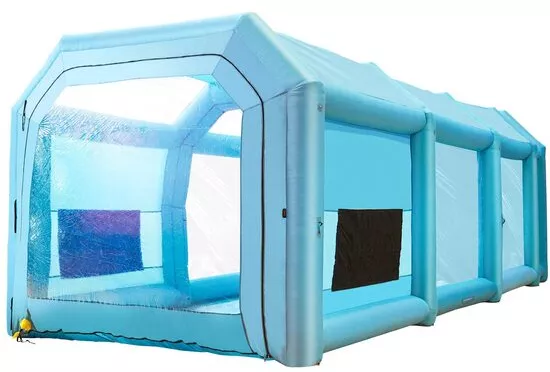 Cabina de vopsit gonflabila 2 x suflante 950/1100W dimensiune ...
