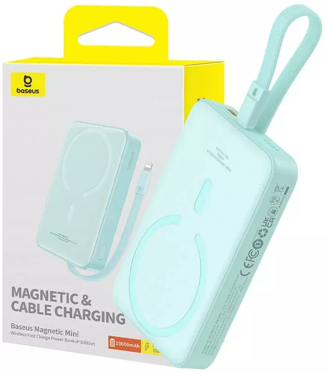 Acumulator Extern MagSafe USB-C 10000mAh 20W - Baseus Magnetic Mini ...