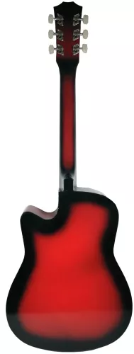 Chitara clasica din lemn 95 cm Cutaway Country Red lhiz_855570692 - domo.ro