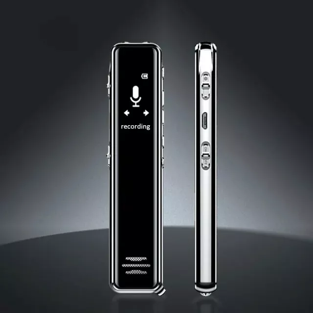 Mini Reportofon Digital TSS-Q22 cu Ecran Difuzor Activare Vocala ...