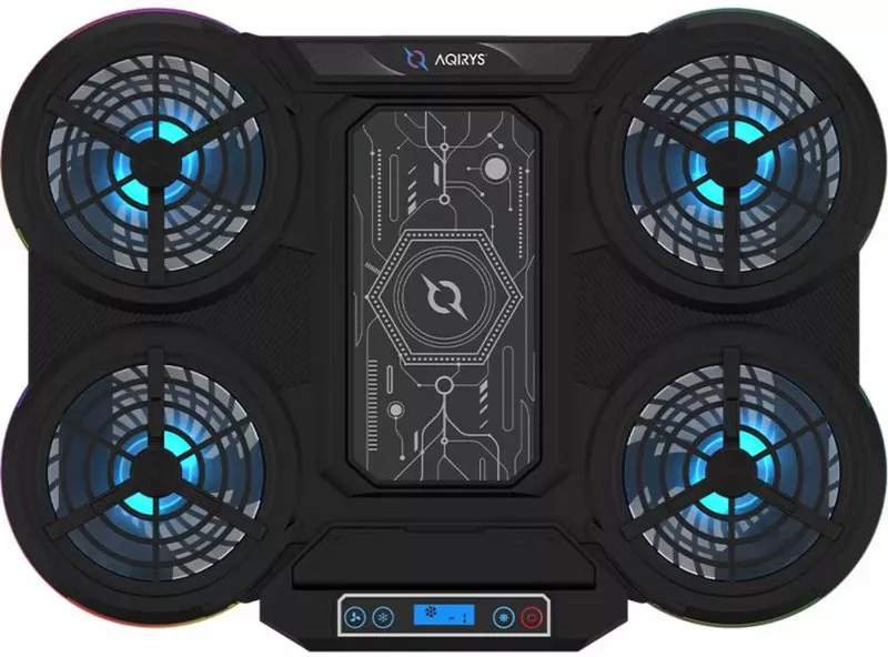 Stand Cooler Laptop Gaming AQIRYS Zenith 17 inch Black RGB aqrys ...
