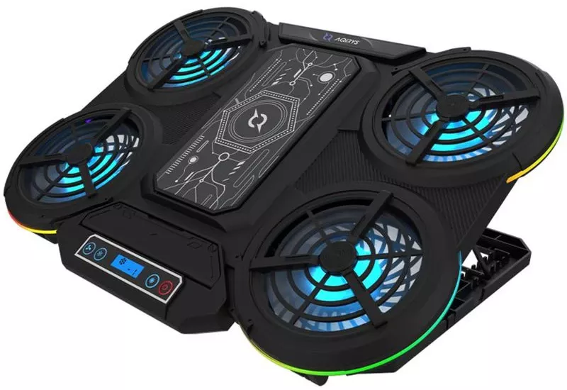 Stand Cooler Laptop Gaming AQIRYS Zenith 17 inch Black RGB aqrys ...