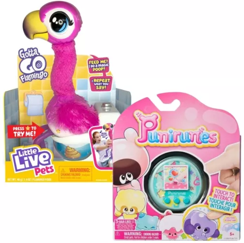 Pachet - Jucarie interactiva Flamingo Little Live Pets - Gotta go ...