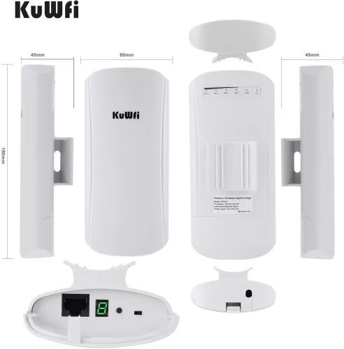 Bridge Wireless KuWFi 5.8G TSS-CPE452 Point to point 2- 3 km 450 Mbps ...