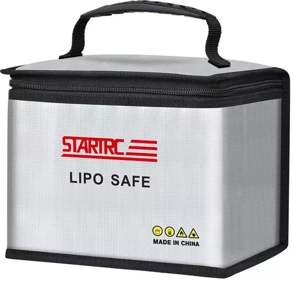 Geanta ignifuga STARTRC incarcare baterii drona DJI Mini si DJI Air ...