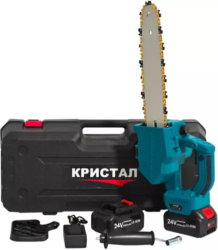 Drujba cu acumulator DDT-CRISTAL 24 V 2 Ah lama de 35 cm ungere ...