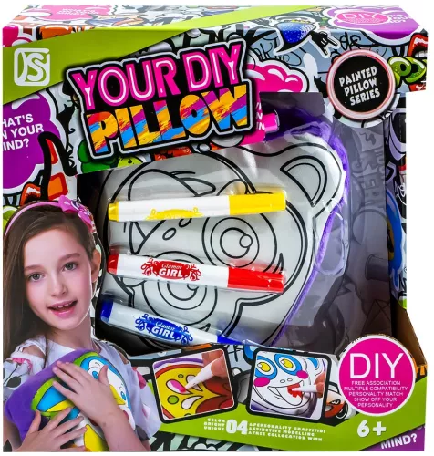 Set creativ Perna de colorat + carioci 6971620053988 - domo.ro