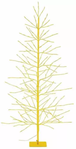 Copac decorativ galben cu 232 leduri si 107 ramuri 180 cm A53.31.60 ...