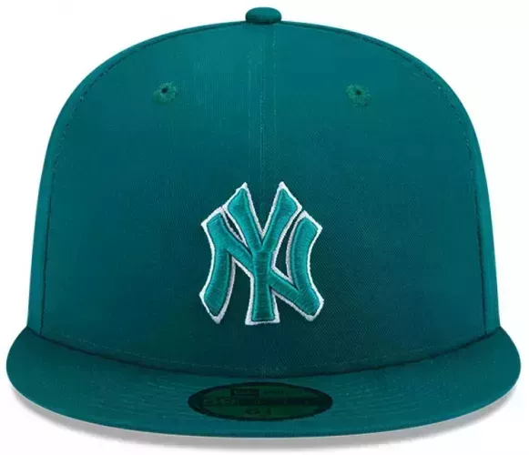 Sapca New Era 59fifty team outline new york yankees verde 60364399 ...