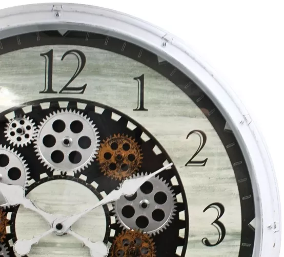 Ceas de perete movement 48 cm alb