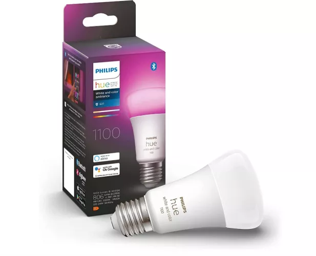 Philips Hue Bec inteligent alb si color 75W - RESIGILAT B099P3CP1K ...