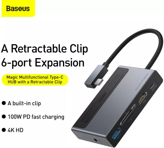 Docking Station Hub Baseus Magic Multifunctional USB-A - USB-C - HDMI ...