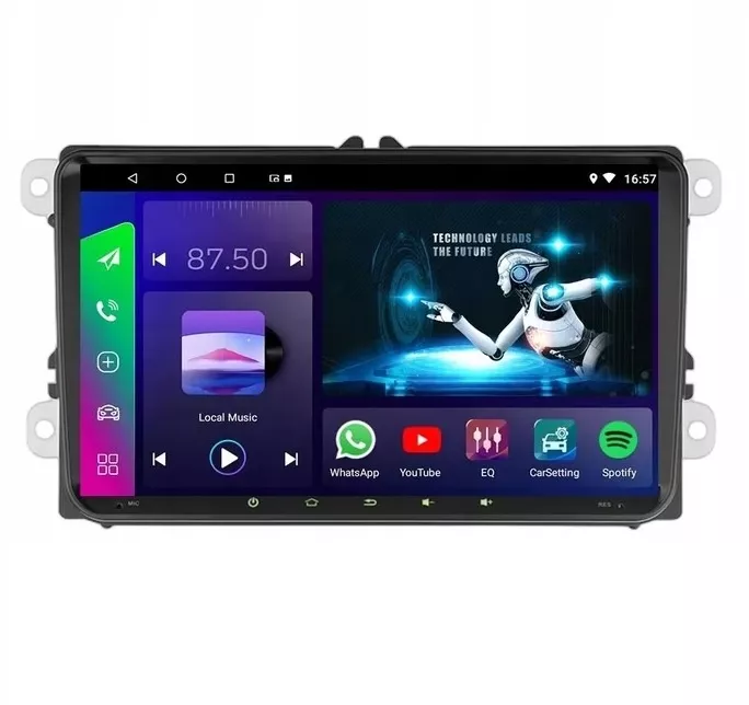 Navigatie Android 13 cu Android auto & Carplay Wireless Bluetooth 2GB ...