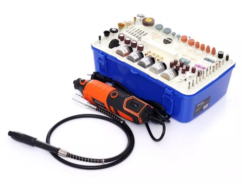 Mini freza electrica Kraft&Dele 218 piese 230V 270W 35000 rpm 9nxk ...