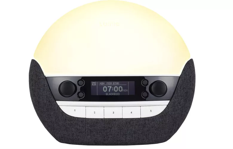 Ceas cu alarma Lumie Bodyclock Luxe 750DAB radio DAB difuzor Bluetooth ...