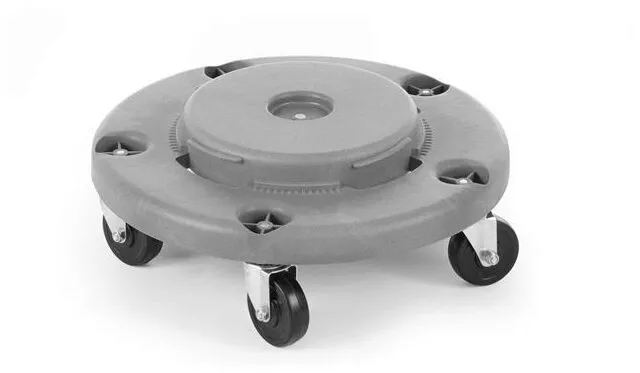 Carucior rotativ cu 5 roti pentru container gunoi 120 litri 580x H 130 ...