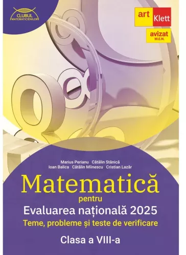 Evaluarea nationala 2025 matematica clasa a VIII-a Marius Perianu pql4_70289376 - domo.ro