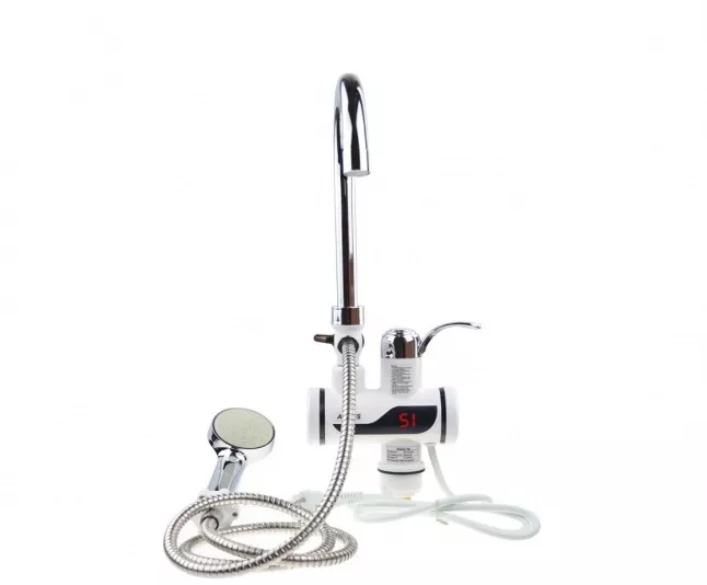 Robinet Electric Instant Cu Dus Klausstech Afisaj Temperatura Apa Calda 60°