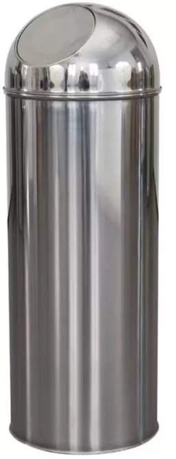 Cos de gunoi inox 30 litri capac push dimensiuni 25 x 70 cm GM564513