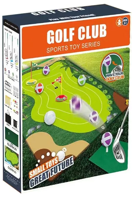 Set de Golf Flippy Interactiune Parinte-Copil Covor de Golf 140 x 98 cm ...