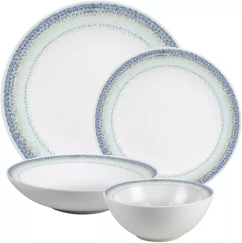 Set farfurii 20 piese 5 persoane - Ensemble Bella Blu - Set Vesela Italiana
