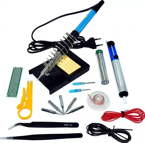 Kit Plusivo pentru lipit - Letcon de 60W cu temperatura reglabila ...