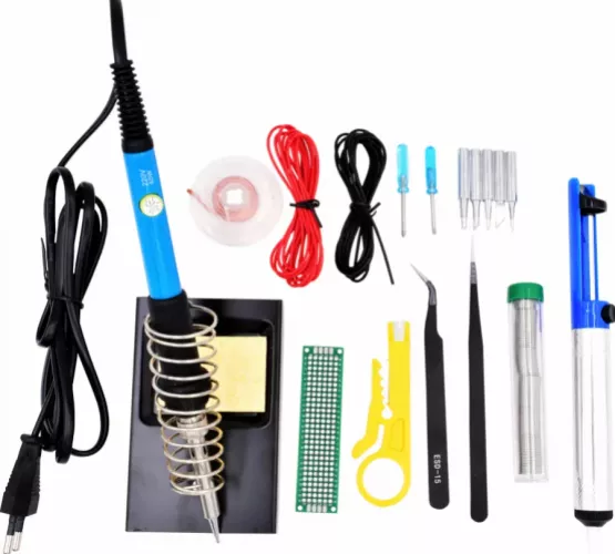 Kit Plusivo pentru lipit - Letcon de 60W cu temperatura reglabila ...