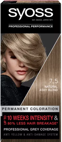 Vopsea de par permanenta Syoss Color Baseline 7-5 Blond Cenusiu 115 ml sys2 - domo.ro