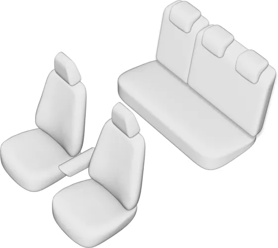 Set Huse Scaun Umbrella Pentru Dacia Duster 2018-2022 Cu Cotiera Sofer ...