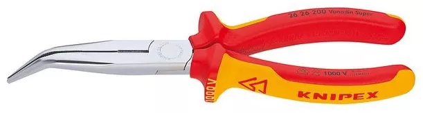 Cleste cu varf semirotund indoit Knipex 200 mm VDE a9hf_605641723 - domo.ro