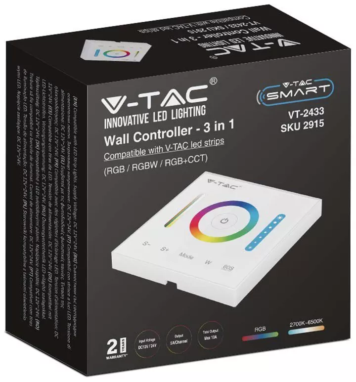 Controller banda led 3in1 touch - alb SKU-2915 - domo.ro