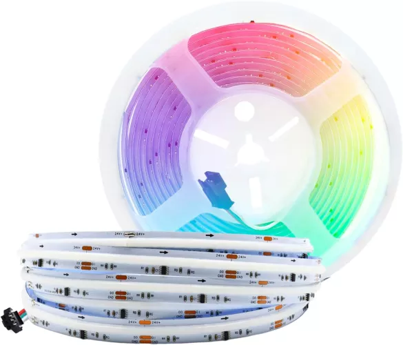 KIT Banda LED COB RGBIC Spectrum Dual 24V Vichema Iluminare Uniforma ...