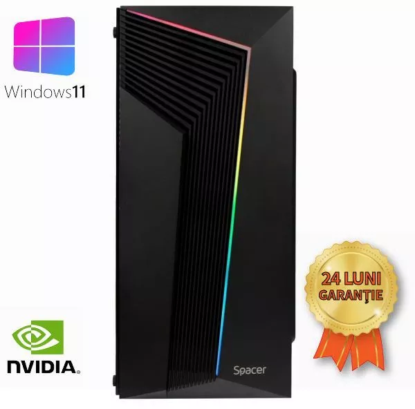Sistem Nou Gaming Spacer Intel Core i7-8700 up to 4600MHz 16GB RAM DDR4 ...