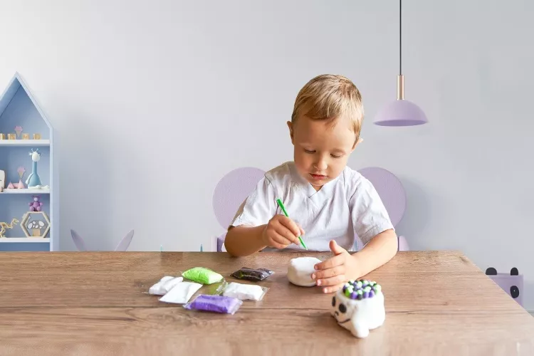 Set Air Clay cu argila usoara pentru modelaj Lovin - 6 culori - Squishy ...