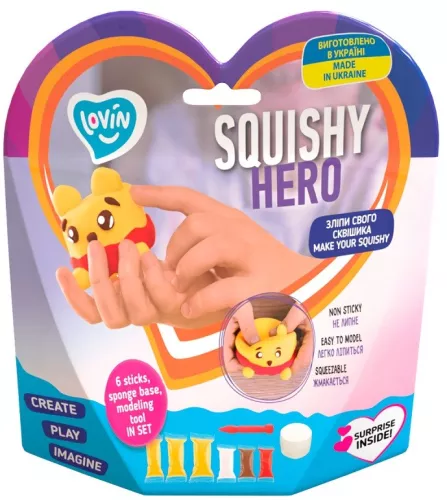 Set Air Clay cu argila usoara pentru modelaj Lovin - 6 culori - Squishy ...